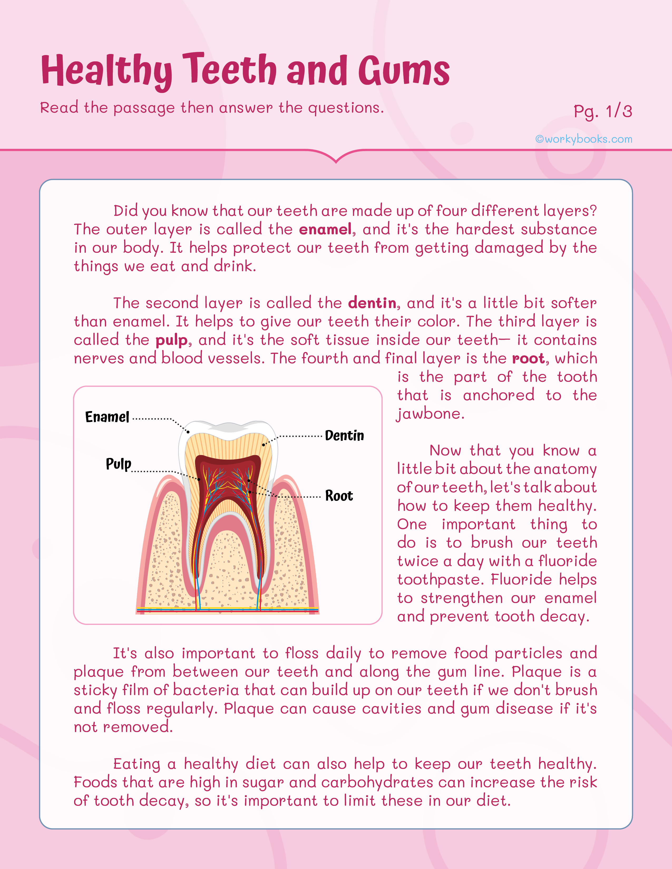 10 Free Science Reading Passages Worksheets | Workybooks