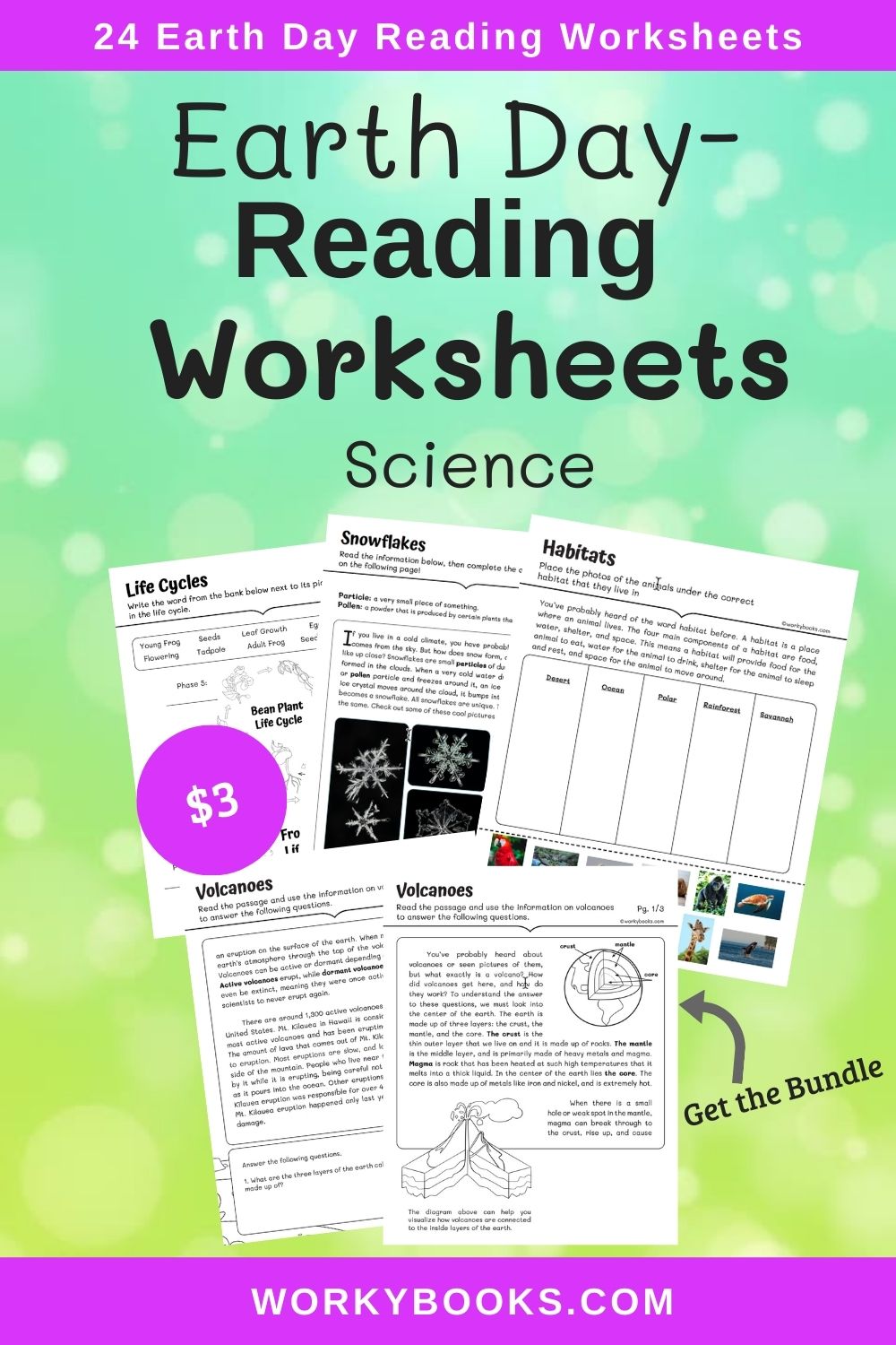 Earth Day Reading Passages by Workybooks | Workybooks